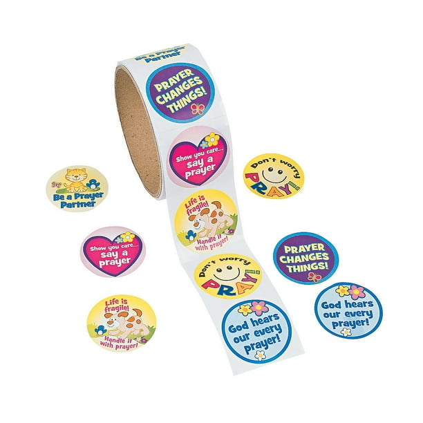 Prayer Stickers - 100 Ct - Stationery - 1 Piece - Walmart.com - Walmart.com
