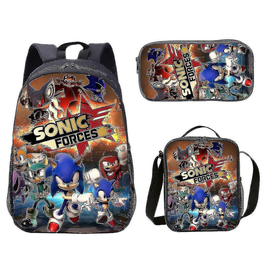 Mochila escolar grande YONGSHENG Sonic 15,7 pulgadas personajes de ...