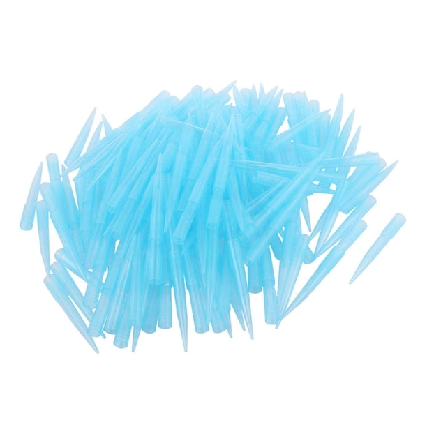 100pcs 1ml Universal Clear Blue Plastic Pipettor Pipette Tip Laboratory ...