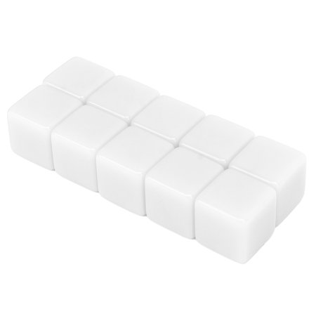 Blank Dice Set, 30 Pcs 16mm Dice Set Six Sided Blank Dice Write On ...