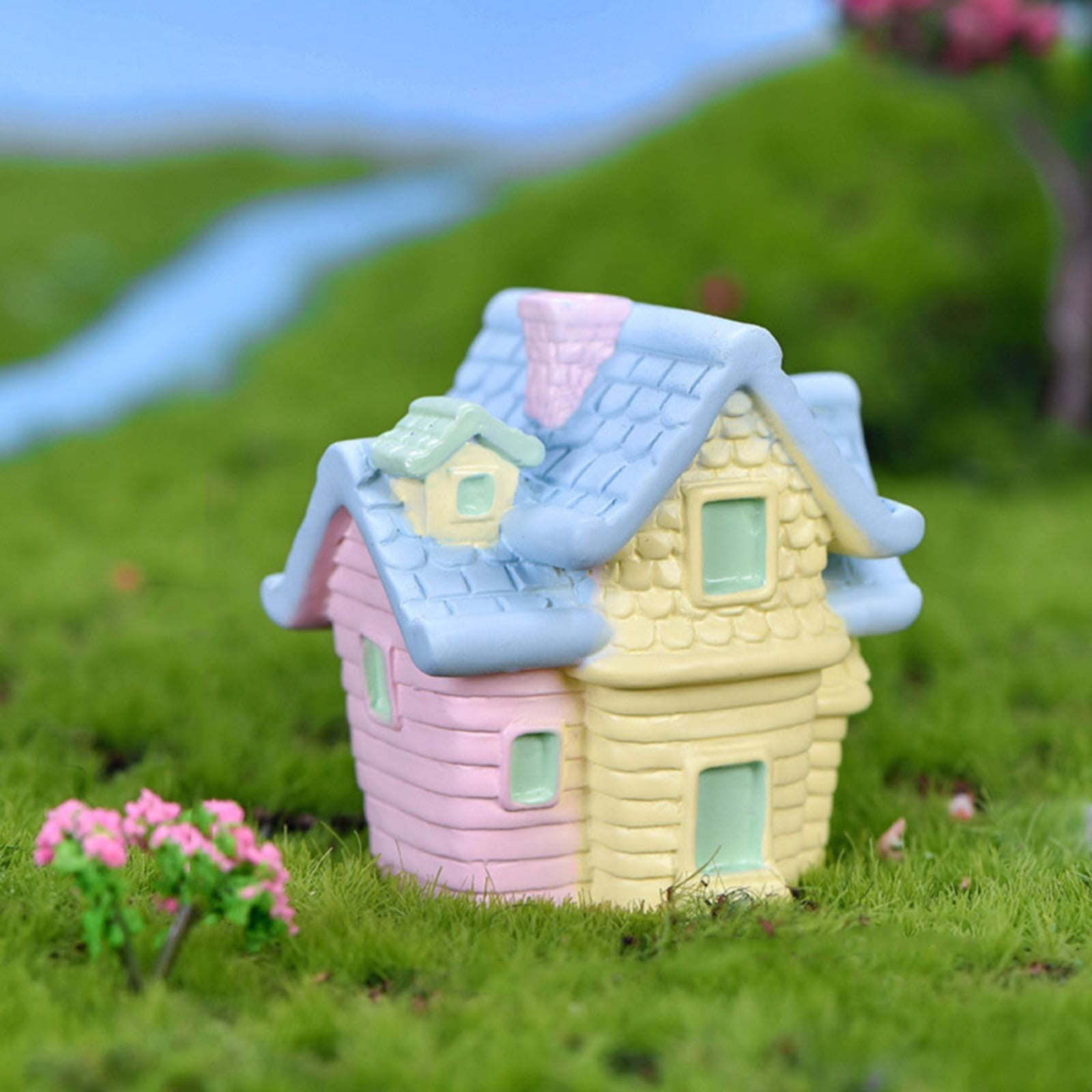 sunhillsgracedesktop ornamentminiature fairy garden stone house mini ...