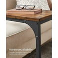 End Table C Shaped Sofa Side Table Snack Side Table for Bedroom Side ...