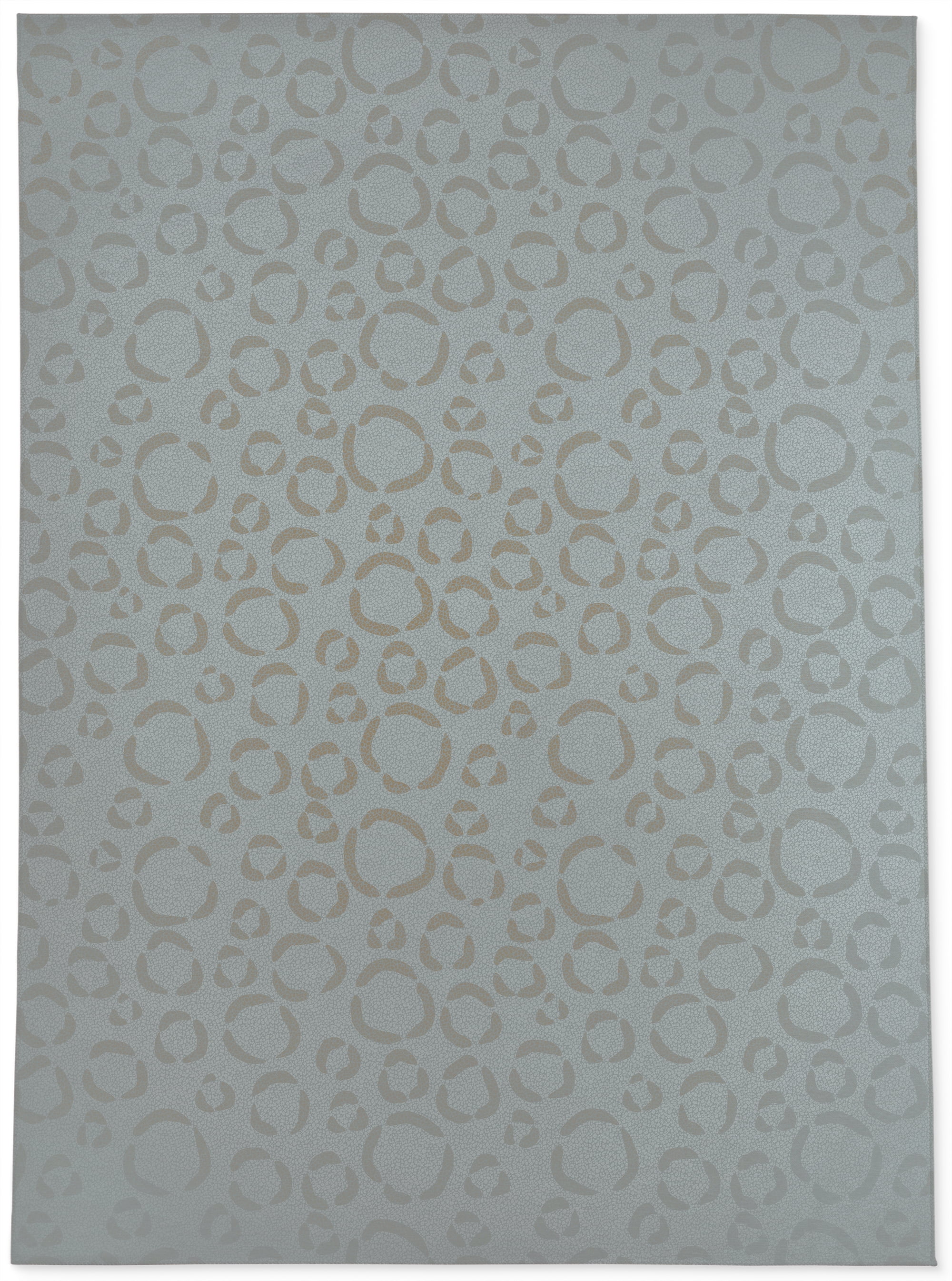 CHEETAH DOTS DUSTY BLUE Kitchen Mat By Kavka Designs - Walmart.com