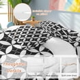 Abstract Art 4 Piece Duvet Cover Set Twin Size Geometric Medieval ...