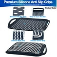 Versatile Non-Slip Tray with Handles - Silicone Grip for Secure Serving ...