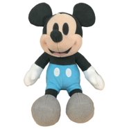 Disney Mickey Mouse Black, White, and Blue Plush - Walmart.com