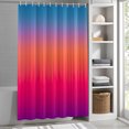 Abstract Color Gradient Art Shower Curtain Set, Waterproof Shower ...
