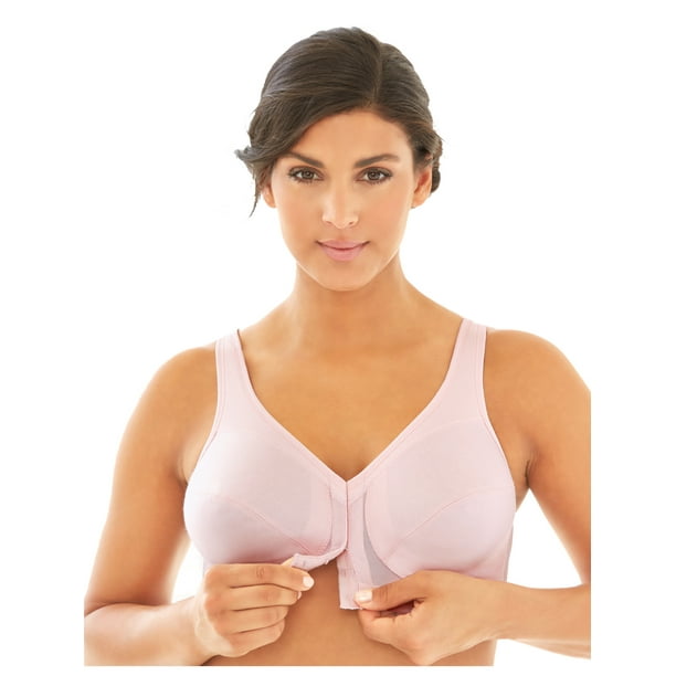Glamorise Full Figure Plus Size Magiclift Front Closure Posture Back