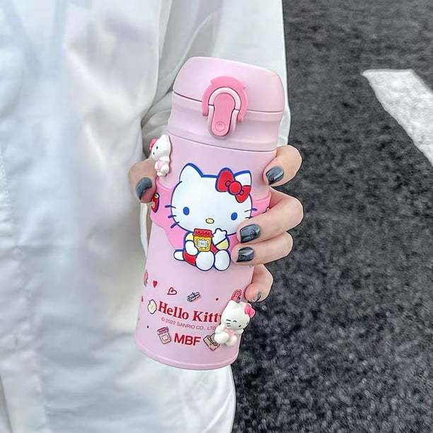 Sanrio-termo de acero inoxidable 350 para niños, botella de agua de 316 ml, Hello Kitty, Kawaii ...