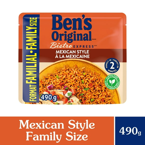 BEN'S ORIGINAL BISTRO EXPRESS Mexican Style Rice Side Dish, 490g Pouch ...