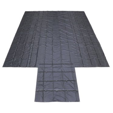 Heavy Duty 18oz Lumber Tarp 24x18 (8' Drop) - Black - Walmart.com