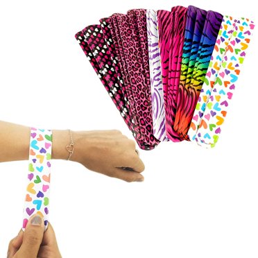 Space Glow Slap Bracelets - Party Favors - 12 Pieces - Walmart.com