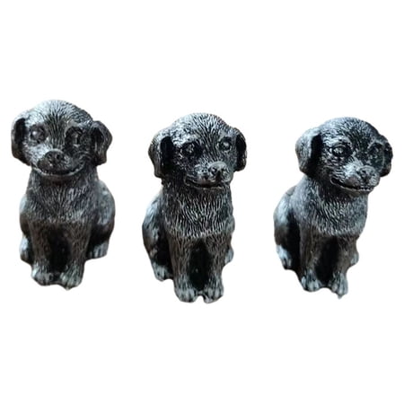 Labrador Dog Figures Plant Pot Feet Garden Vase Grave Support - 3pcs ...