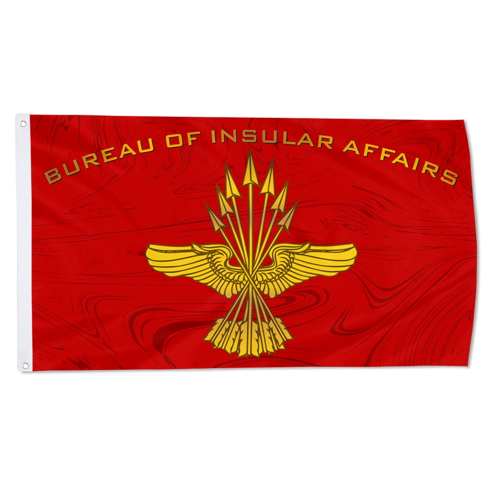 Cayyon Bureau Of Insular Affairs Flag 3x5Feet Military Banner with 2 ...
