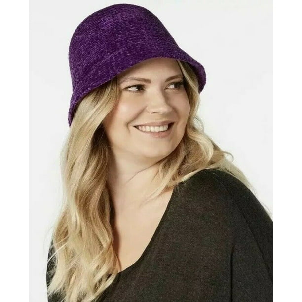 August Hat Company - August Hats Women's Chenille Cloche Hat, Purple ...