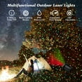 Christmas Laser Lights Projector Outdoor, 3 Color Motion Firefly ...