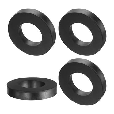 4 Packs Rubber Spacers 50mm OD, 26mm ID, 10mm Height Round Anti ...