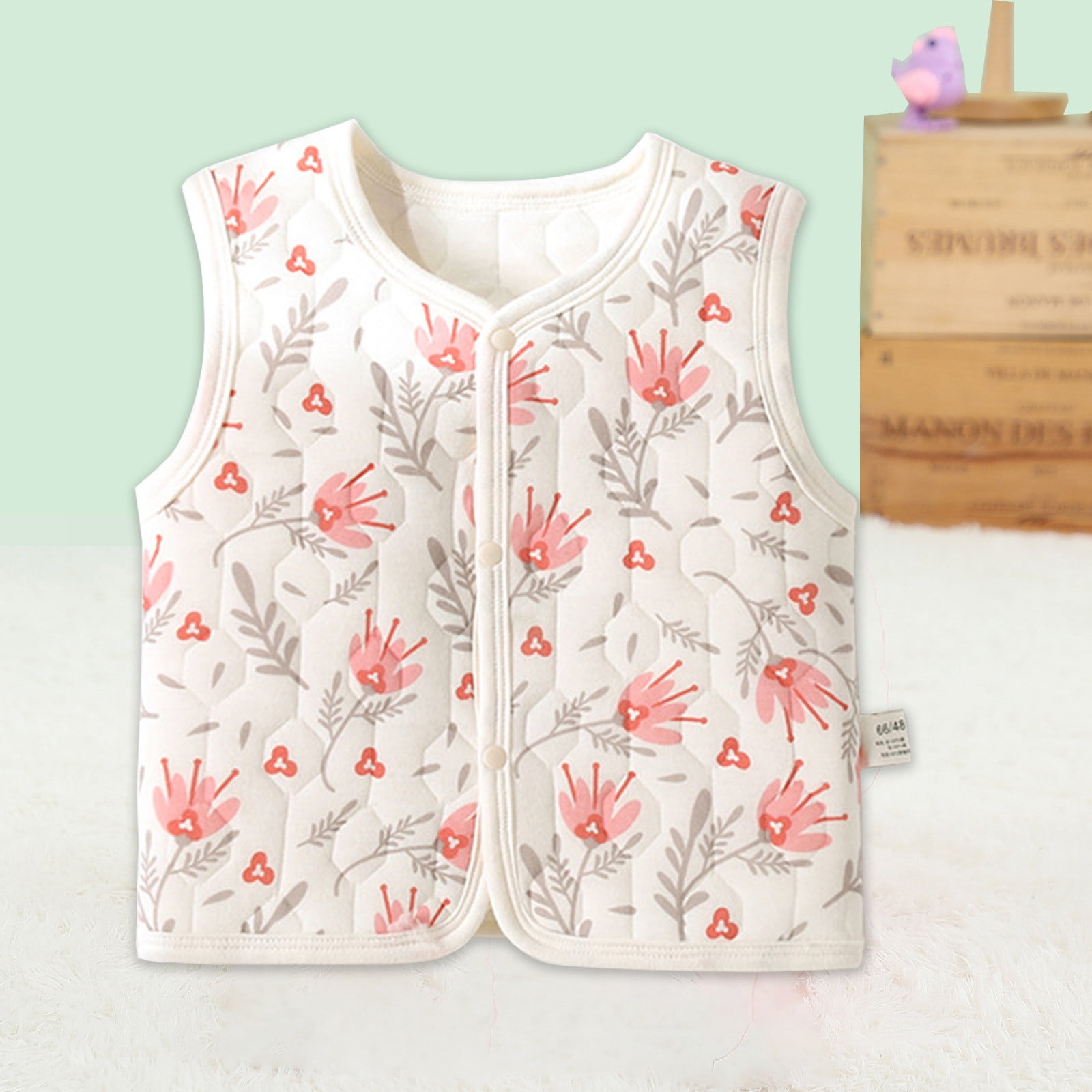 Click here for Dvkptbk Baby Toddler Girls Boys Cotton Vest Three-... prices