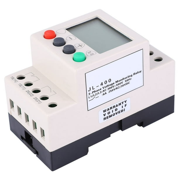 Phase Failure Relay, Phase Sequence Relay Rail Mounted Phase Loss Phase ...
