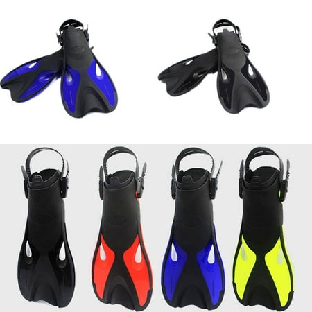 BOIHON Swimming Fins Kids Adult Adjustable Foot Flippers Submersible ...