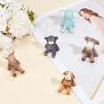 1box 70 Pcs 2 Style Transparent Acrylic Plate Display Base for Figurine ...