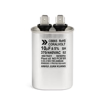 CORALVOLT 55+5 µF Round Dual Run HVAC Capacitor - 370/440V AC | CBB65 ...
