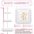 5 Pcs Dessert Table Display Set - 2 Pcs 3-Tier Dessert Display Stands ...
