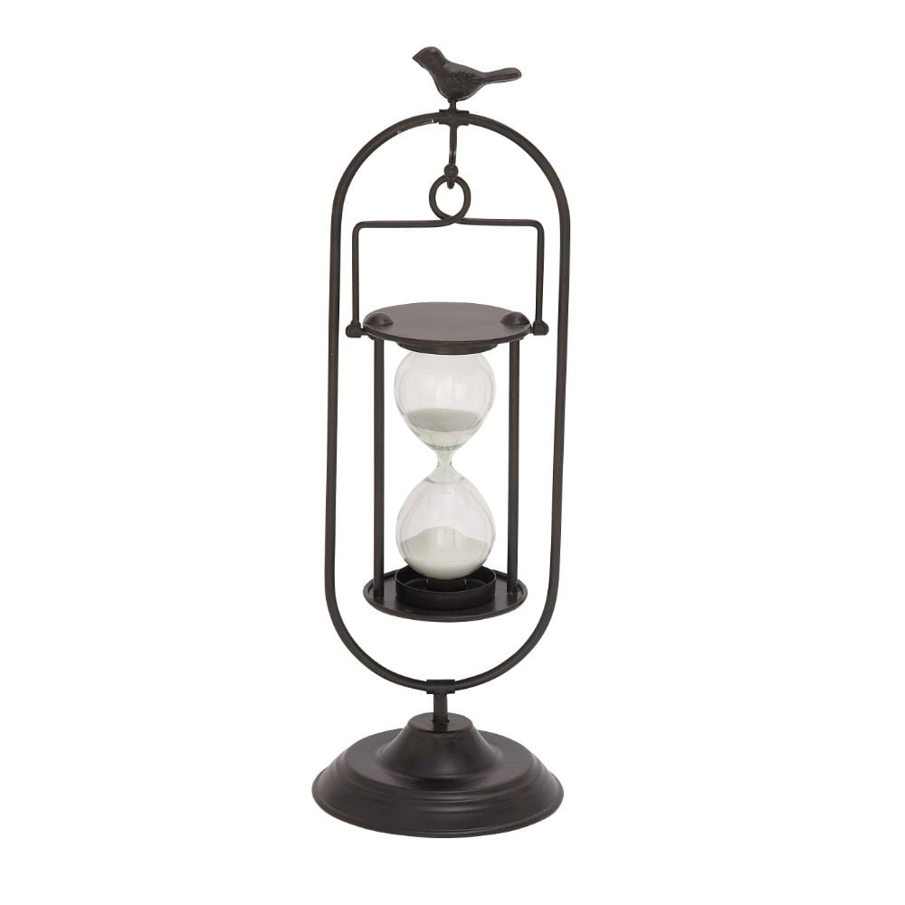 Exclusive Metal Glass Min Black Hourglass - Walmart.com
