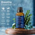 Breathe Essential Oil Blend 30 ml - Breath Sinus Relief with Menthol ...