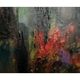 YS-Art Metropolitan Glow Hand-Painted Urban Sunset Canvas Art with ...