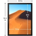 8x11 Picture Frame for Wall Display, 8x11 Black Picture Frame with HD ...