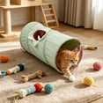 Cat Tunnel for Indoor Cats, Collapsible Pet Tunnels with Plush Ball ...