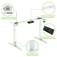 NavePoint Height Adjustable Sit-Stand Manual Crank Ergonomic Desk Frame ...