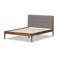 Baxton Studio Clifford Mid-Century Platform Bed, Multiple Sizes ...