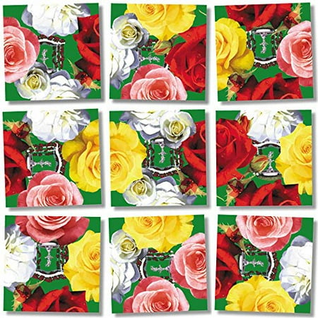 B Dazzle Roses Scramble Squares 9 Piece Puzzle - Walmart.com