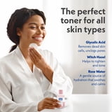 Dermasil AHA Glycolic Acid Toning Solution 2-Pack, Rose Water & Witch ...