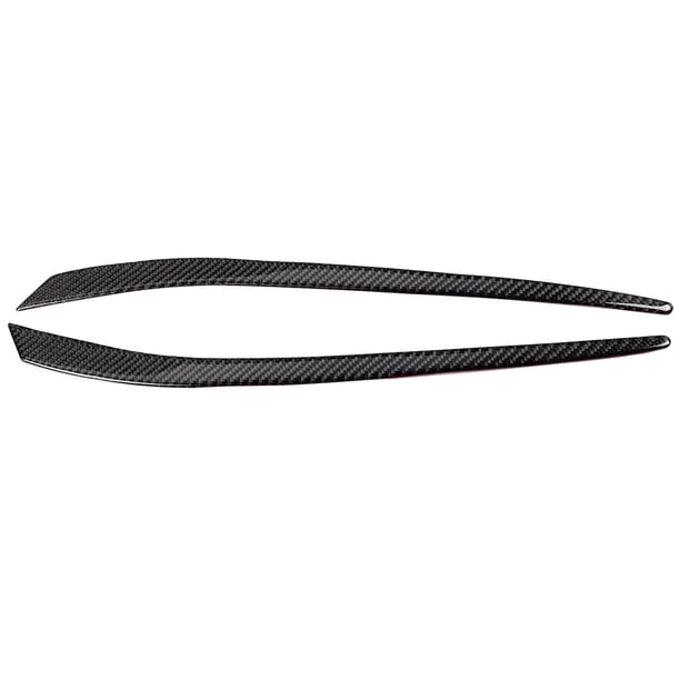 Carbon Fiber Headlamp Eyebrow,1 Pair Carbon Fiber Headlight Eyebrowfor ...