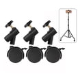 3pcs Flexible Swivel Casters Wheels with 19mm Diameter Mounting Holes ...