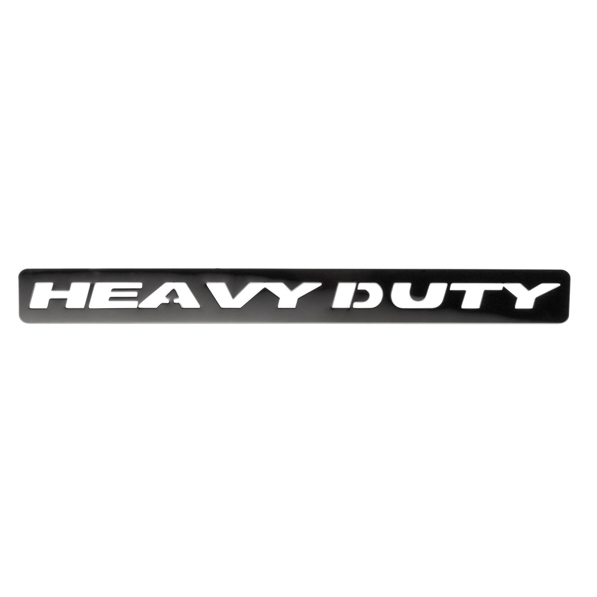 Bully Stainless Steel "Heavy Duty" Emblem, 1 Pieces [TT-085] - Walmart.com