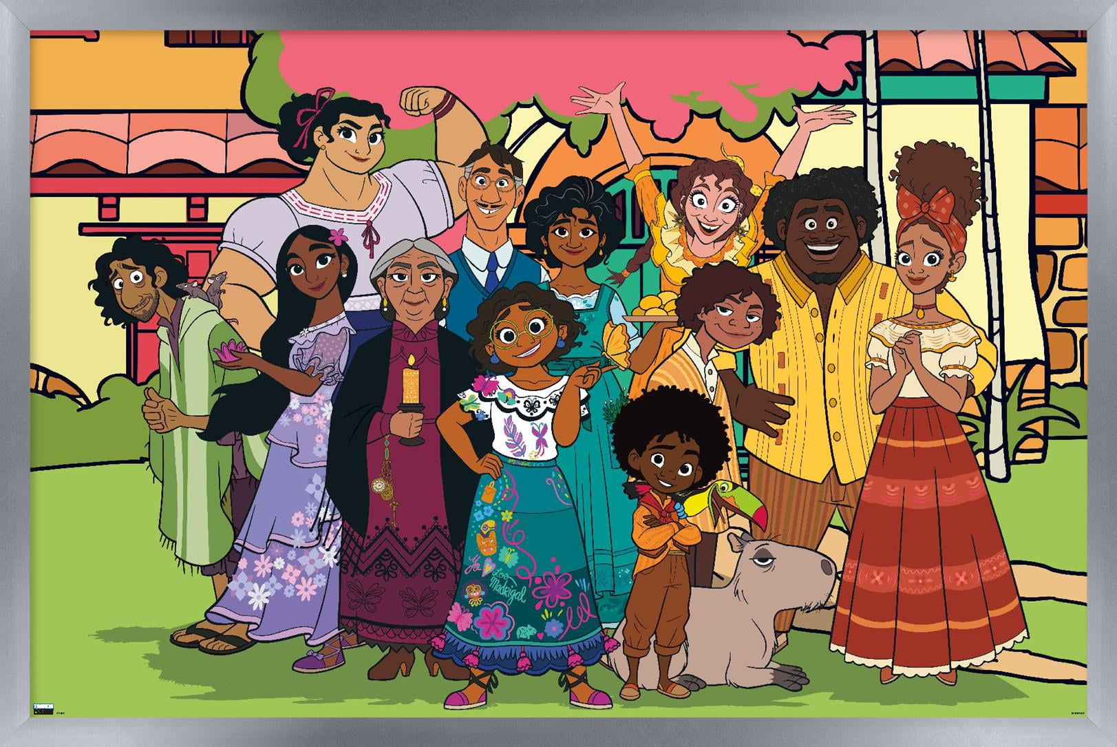 Disney Encanto - Family Wall Poster, 14.725" x 22.375", Framed ...