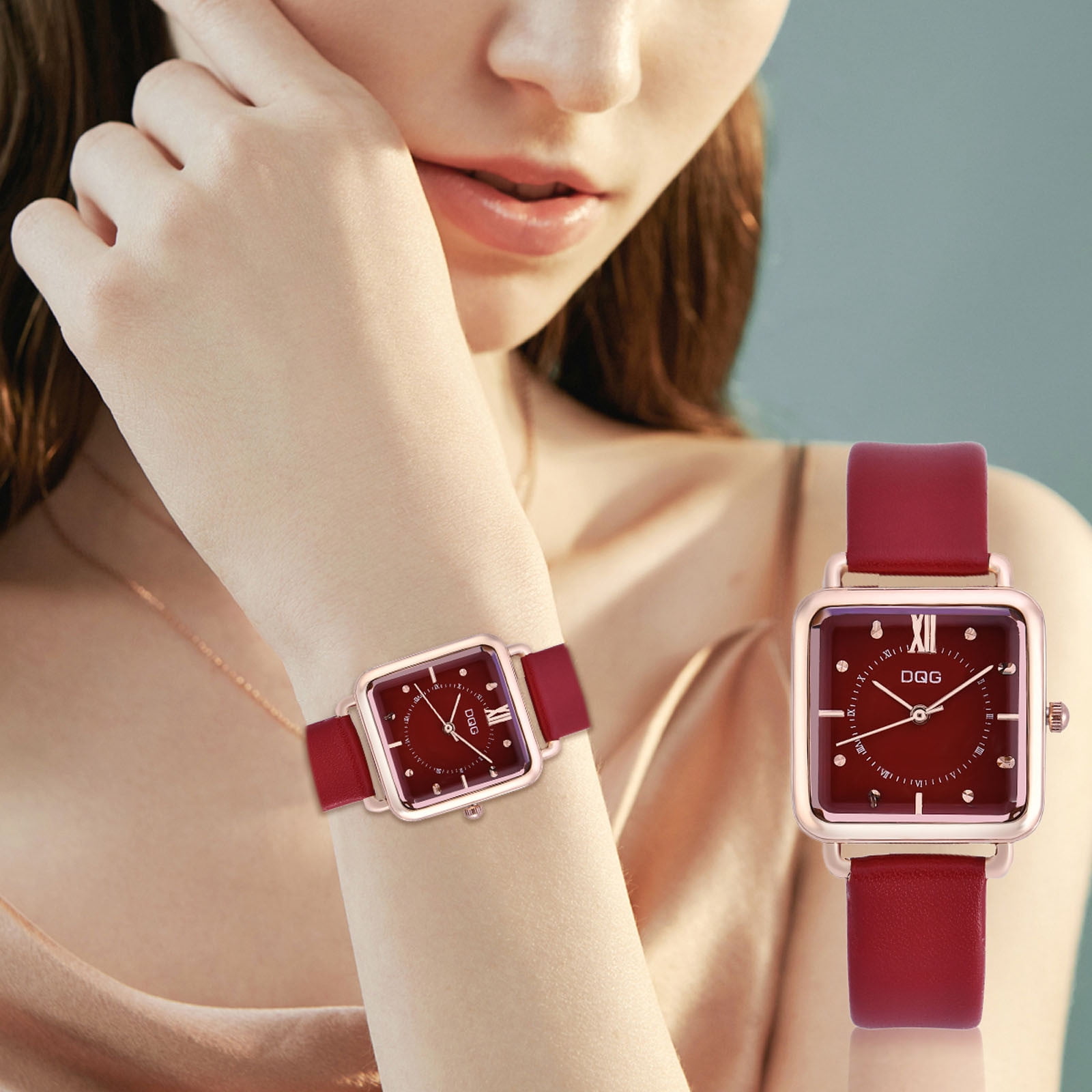 Click here for Vivavault Elegant Frosted Strap Wristwatch For Wom... prices