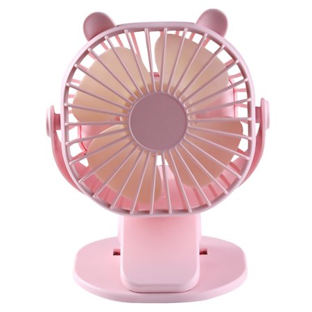 Clip On Fan Usb Desk Fan Mini Desk Fan 3 Speeds 360° Adjustable Angle ...