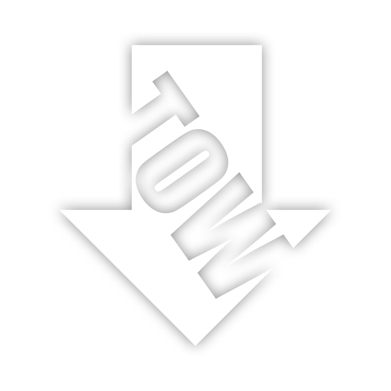 TOW Point Sticker Decal Die Cut - Self Adhesive Vinyl - Weatherproof ...