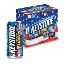 Keystone Light Beer, 15 Pack, 12 fl oz Aluminum Cans, 4.1% ABV ...