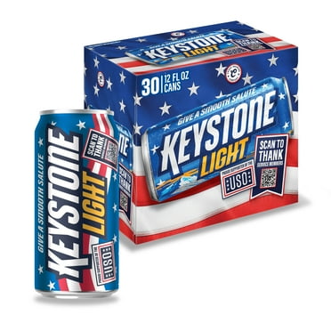 Natural Ice American Lager Beer 30 Pack 12 fl oz Aluminum Cans 5.9% ABV ...