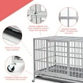 Aixvx 38" Heavy Duty Indestructible XL Dog Crate, Escape-Proof Double ...