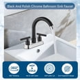 4 Inch Centerset Bathroom Sink Faucet Double Handles Bathroom Vanity ...