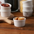 2.5 oz Ramekins - 6 pcs Porcelain Ramekins Dishes for Souffle,Creme ...