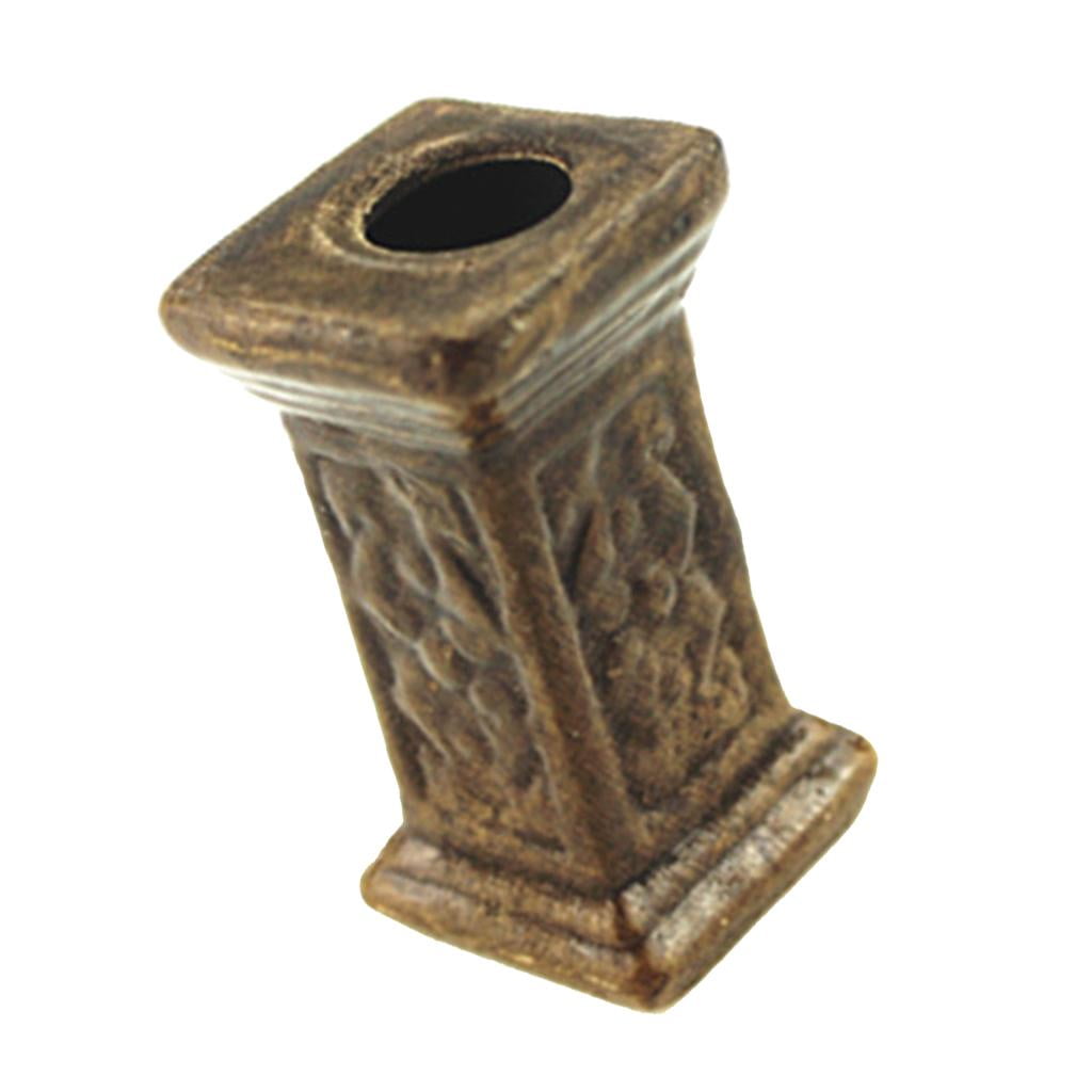 Miniature Bronze Ceramic Pillars Decor 1:12 Dollhouse DIY Making ...