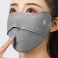 CHENjy Face Mask for Sun Protection, Breathable Ice Silk UV Mask for ...